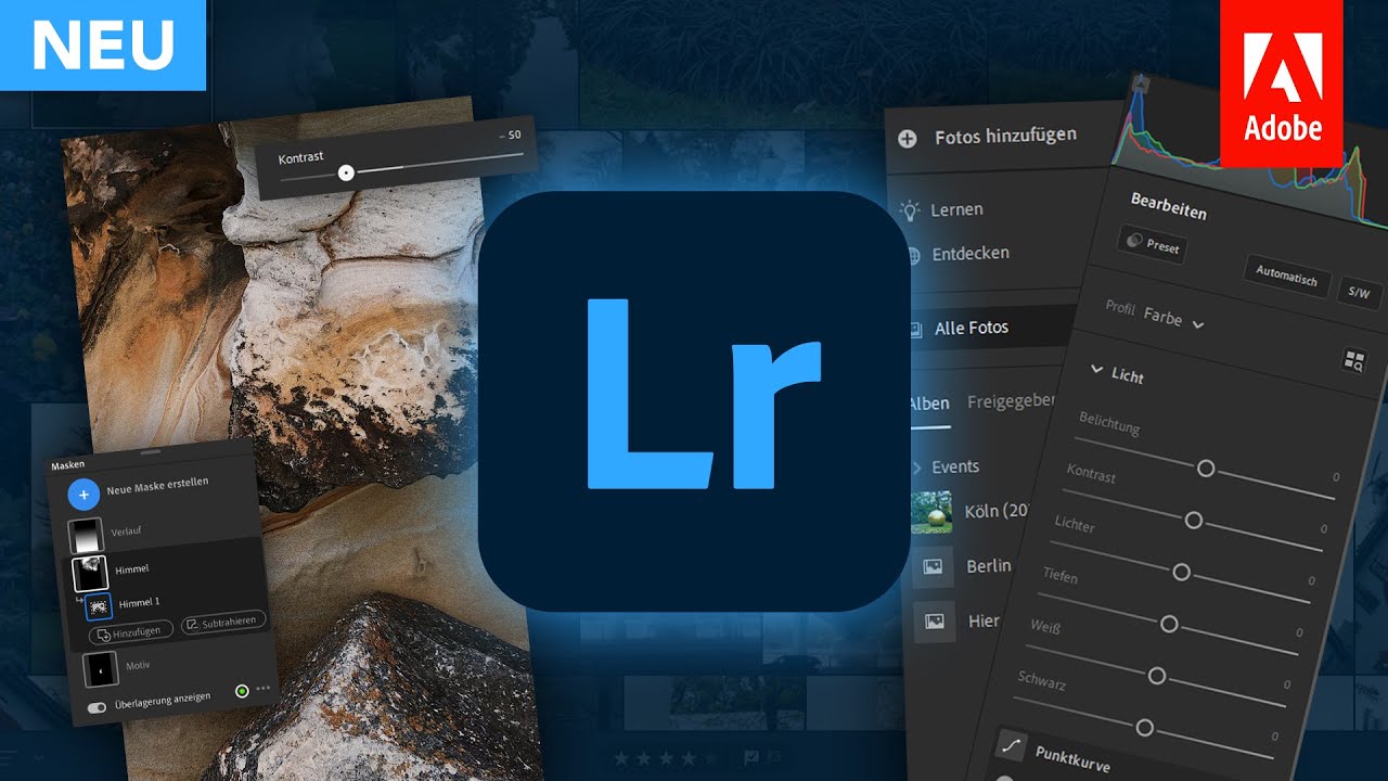 Adobe Lightroom 2022 (Grundkurs für Einsteiger) Deutsch (Tutorial) – Web Design Tutorials