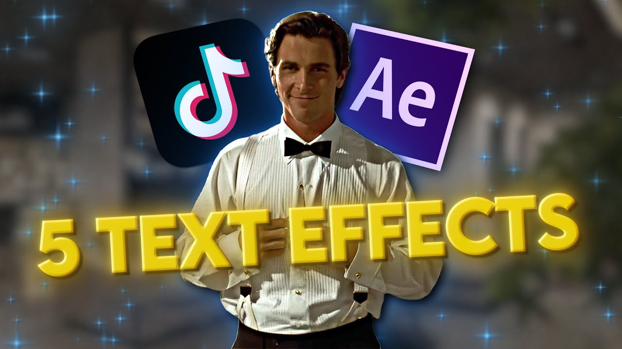 5 Text Effect's You NEED I After Effect's Tutorial – Web Design Tutorials