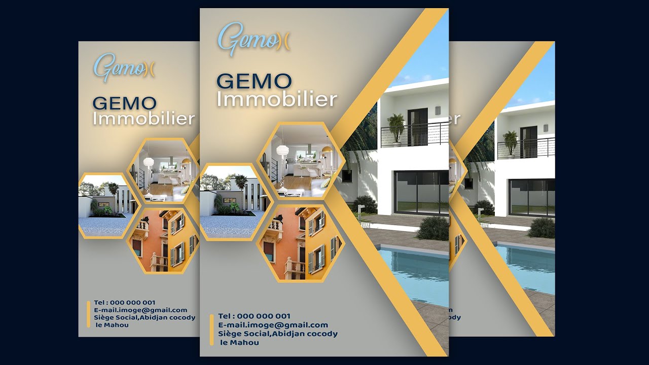 comment faire une affiche facile avec adobe Photoshop cc pour un ...