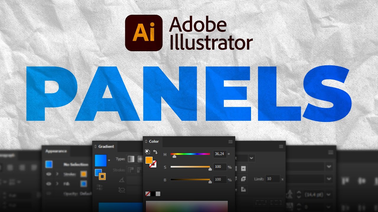 Illustrator Tutorial – Every Panel Explained – Web Design Tutorials