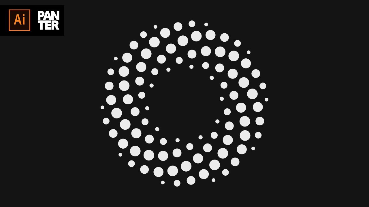 How to Create Dotted Spiral Vortex | Illustrator Tutorial – Web Design ...
