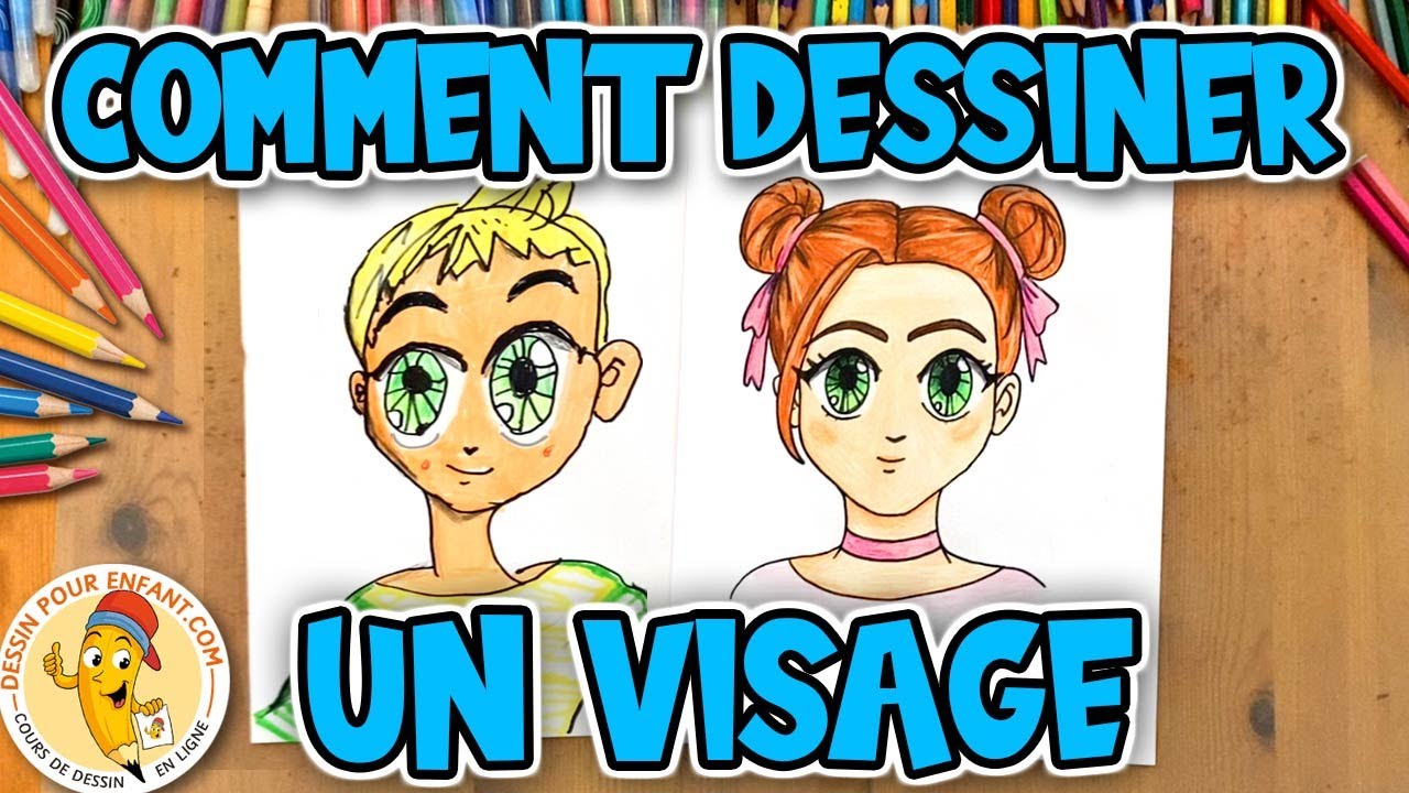 Comment dessiner un VISAGE facilement étape par étape | Dessin Pour Enfant – Web Design Tutorials