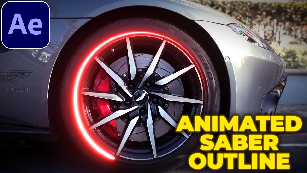 Animated Saber Outline Tutorial in After Effects | Free Plugin – Web Design Tutorials