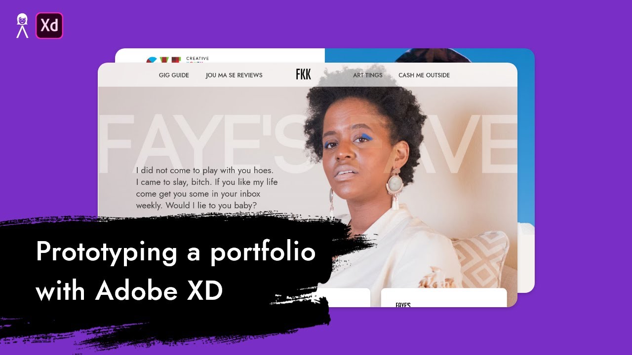 Prototyping a portfolio with Adobe XD – Web Design Tutorials