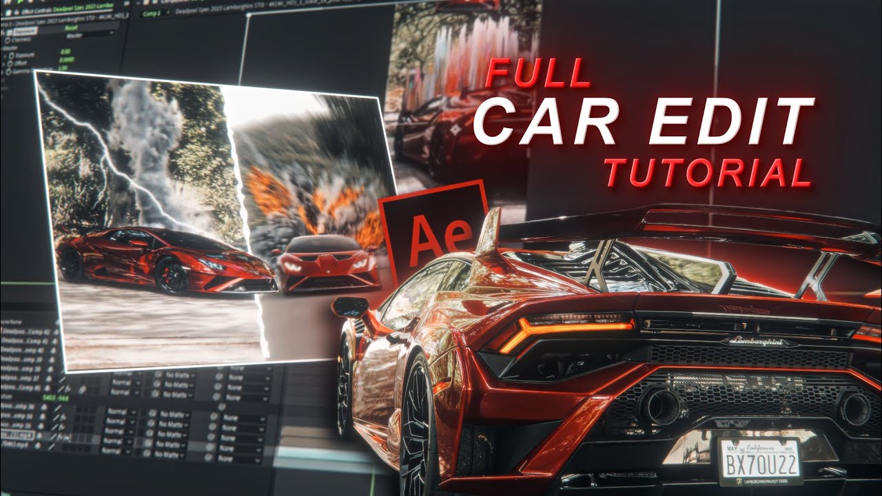 Full car edit tutorial on after effects – Web Design Tutorials