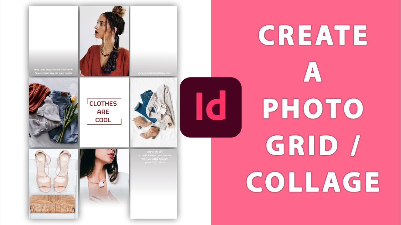 How to make Grids in Adobe InDesign with Gridify (Photo Collages) – Web Design Tutorials