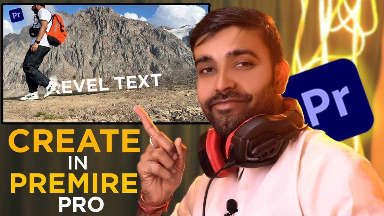 HOW TO CREATE REVEL TEXT ANIMATION IN PREMIERE PRO (TUTORIAL) IN HINDI 2024 – Web Design Tutorials