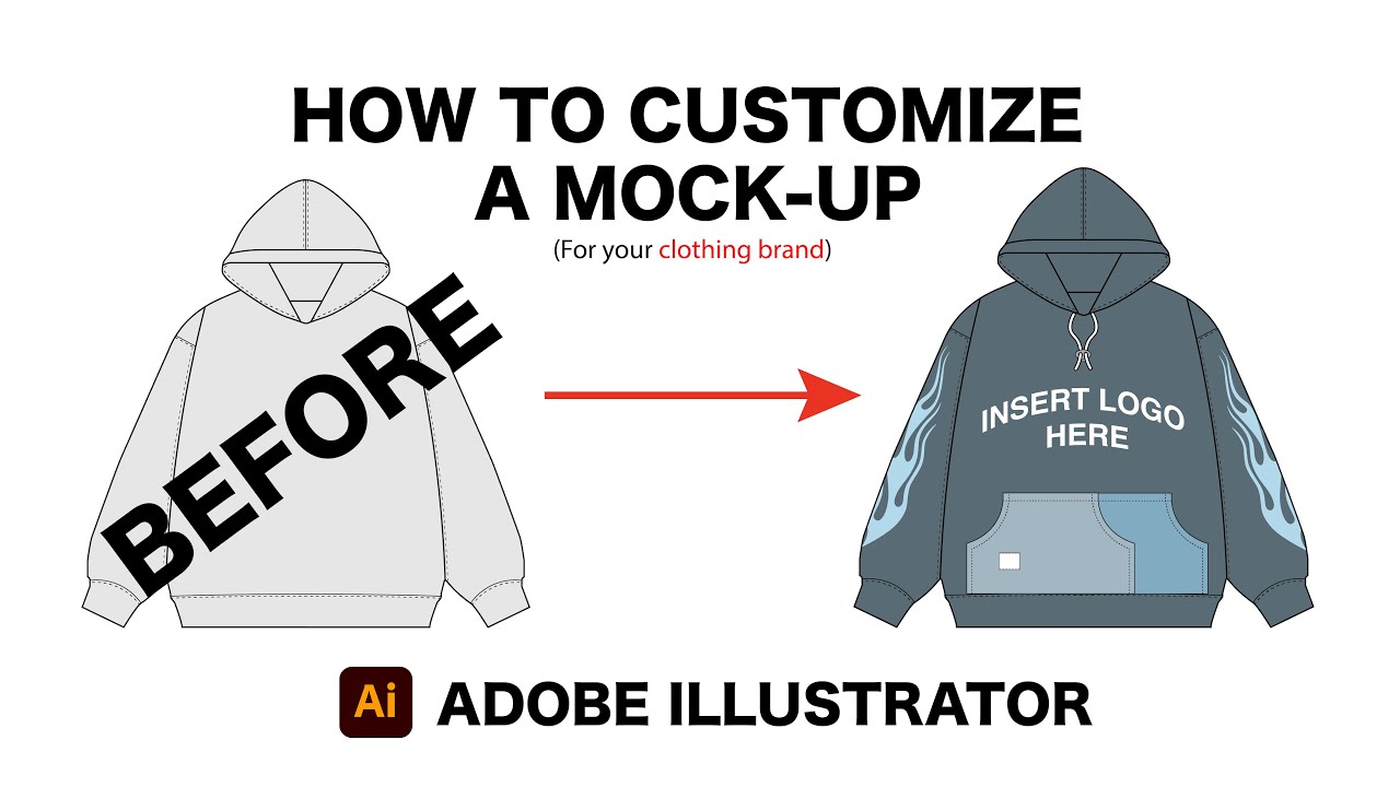 Adobe Illustrator: How to Customize Mock-ups for Your Clothing Brand ...
