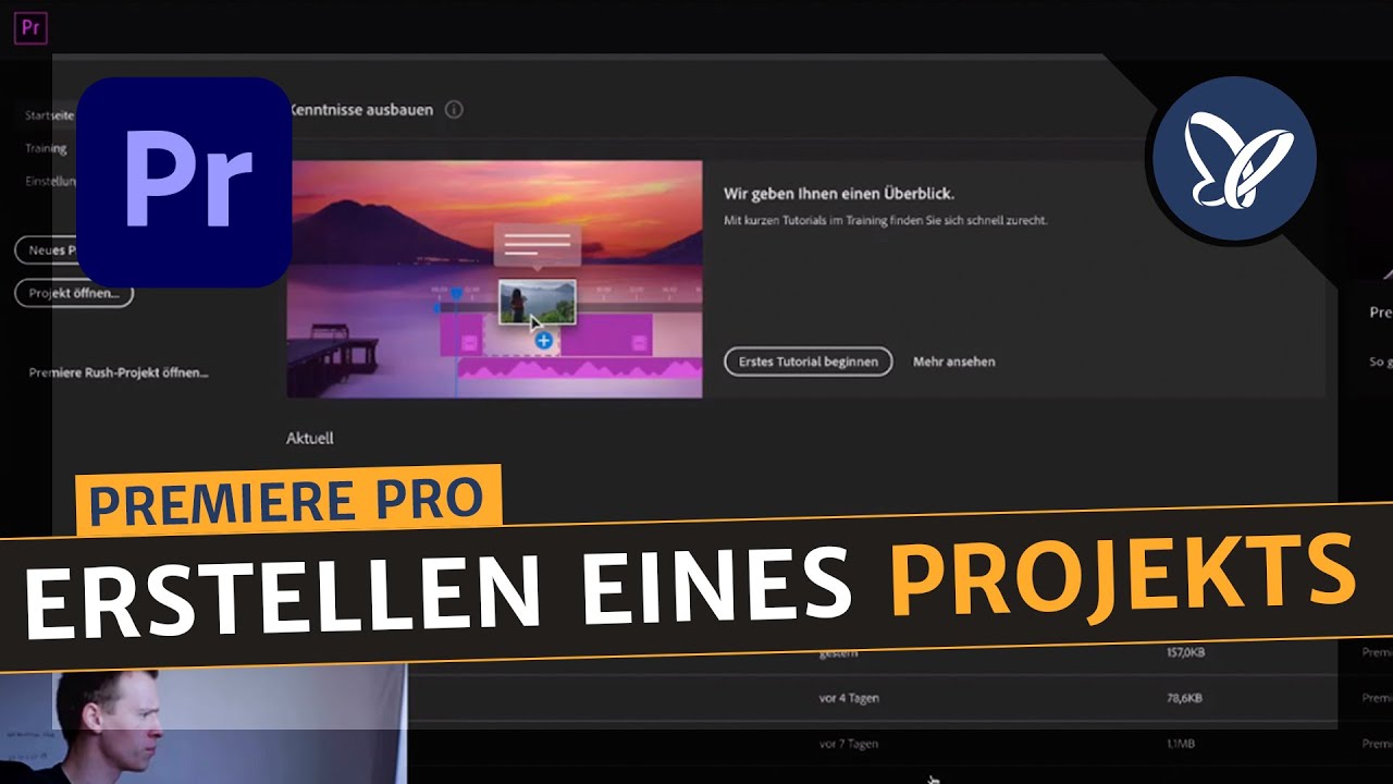 Premiere Pro-Tutorial: Erstellen eines Projekts – Web Design Tutorials