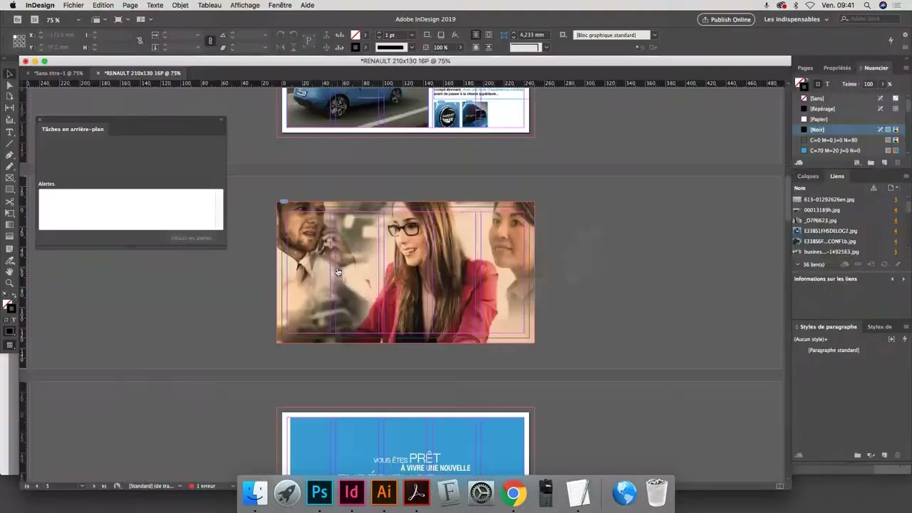 InDesign Fond perdus et ligne bloc – Web Design Tutorials