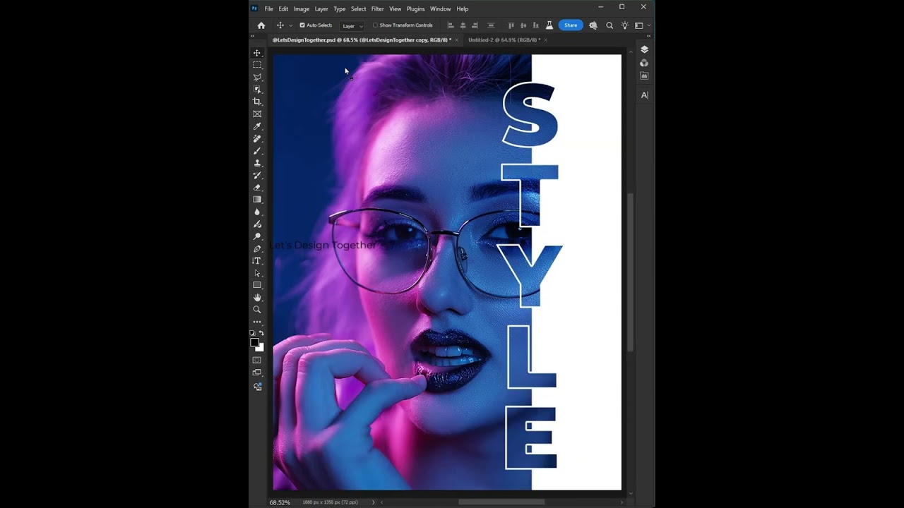 Photoshop 2025 Tutorial: Masking Poster Design #photoshop #tutorial # ...