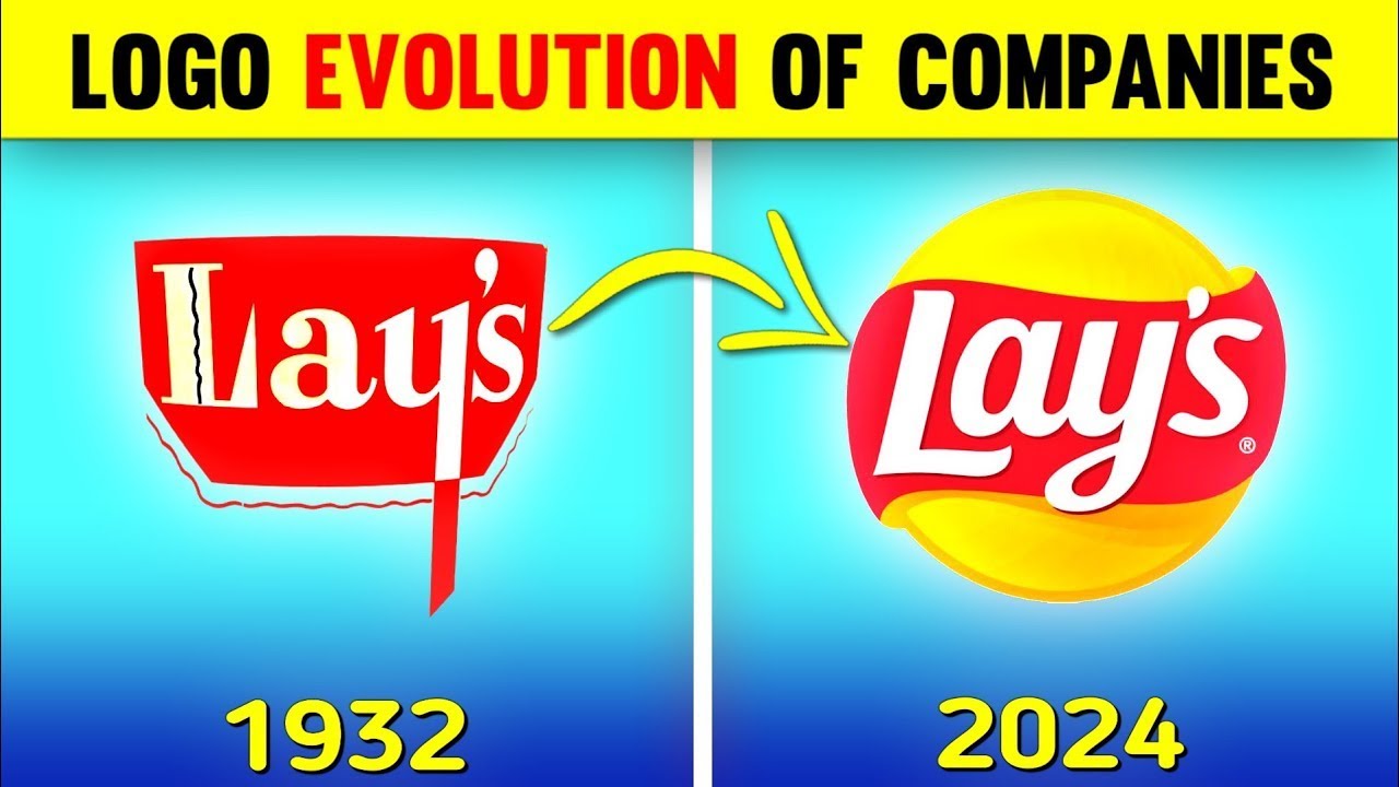 Evolution Of Lays Logo What Did the First Logos of Famous Companies ...