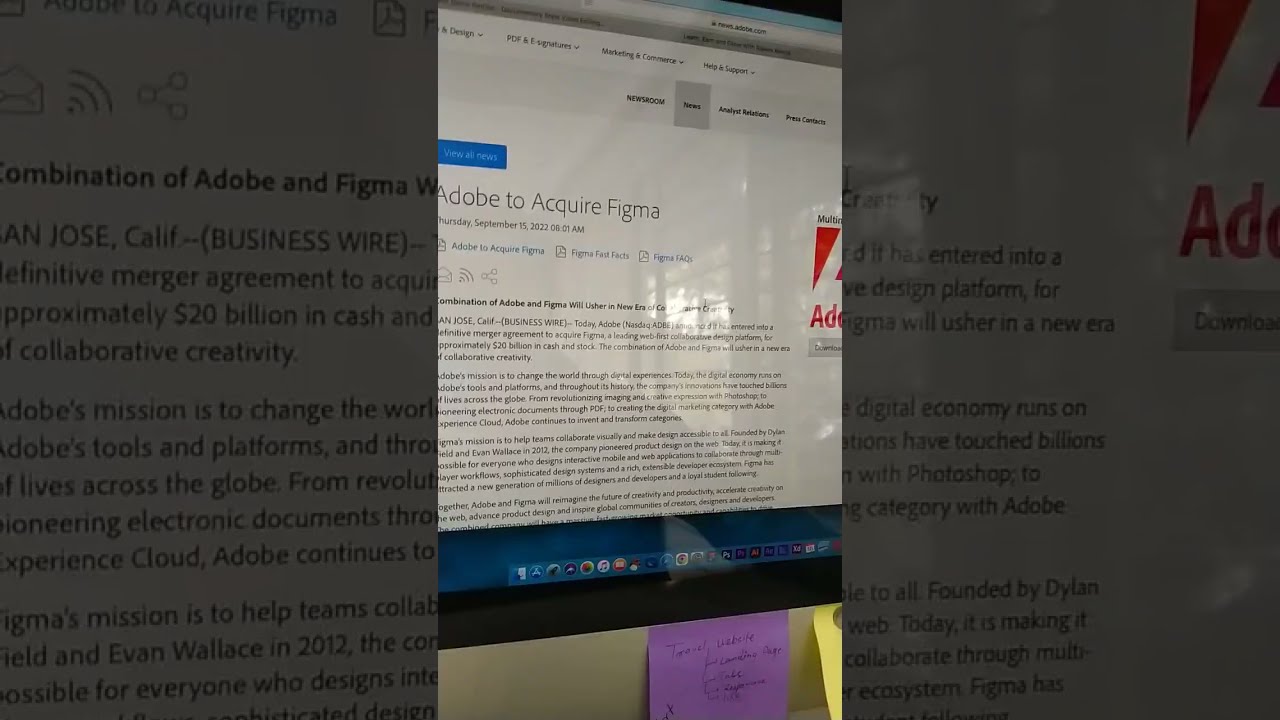 Adobe Figma 😰😰😰($20 billion) #shorts #adobe #figma #software – Web Design Tutorials