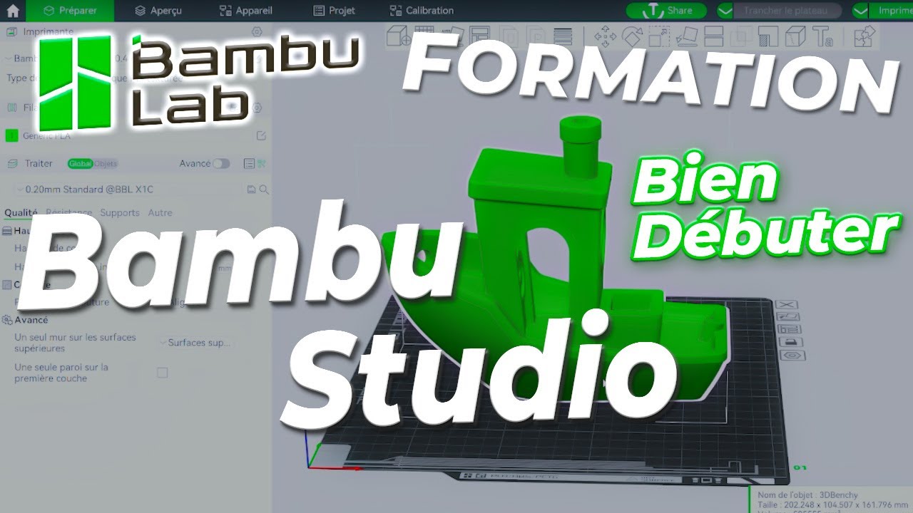 Bien débuter dans l’impression 3D avec Bambu Studio • Formation #bambu – Web Design Tutorials
