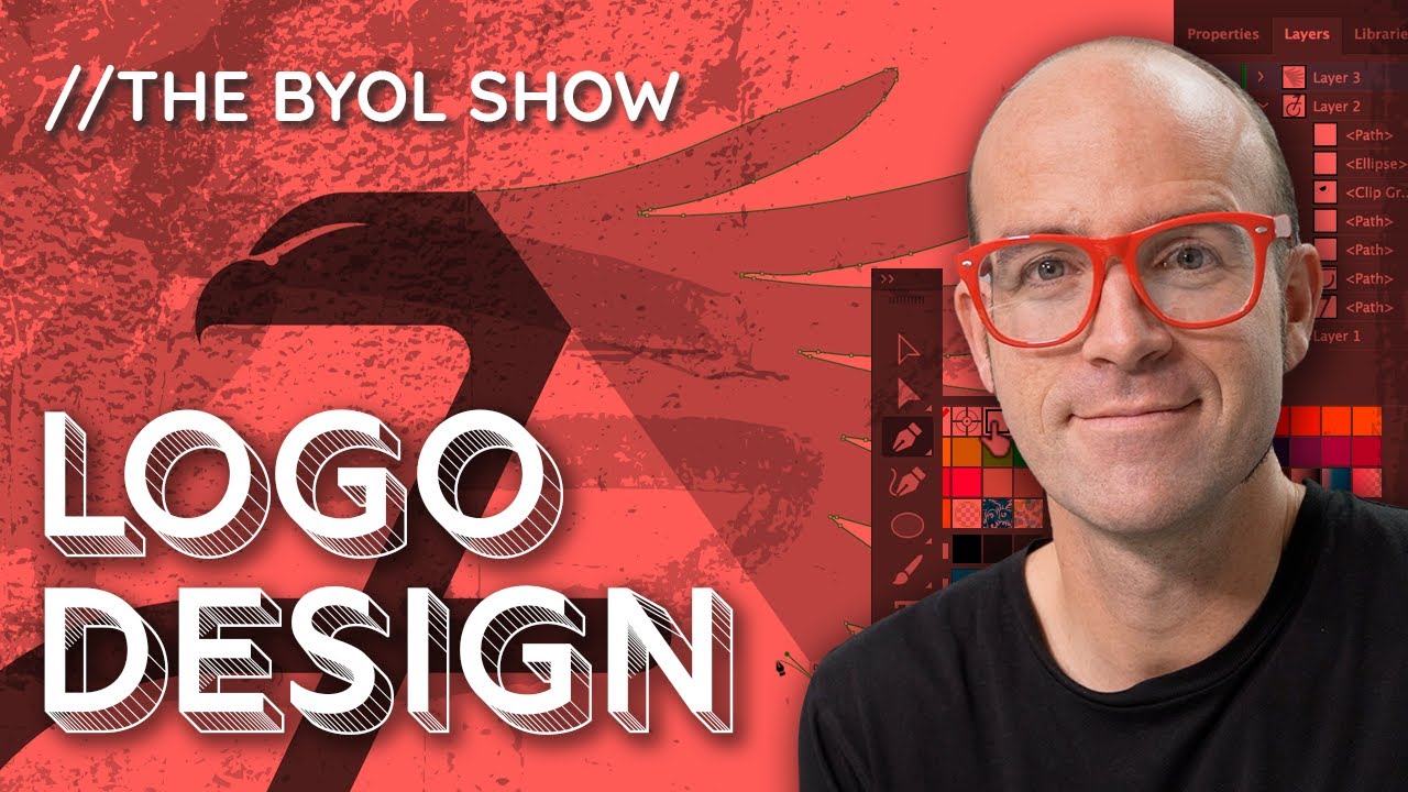 How to Design a Logo for Beginners | BYOL Show EP1 – Web Design Tutorials