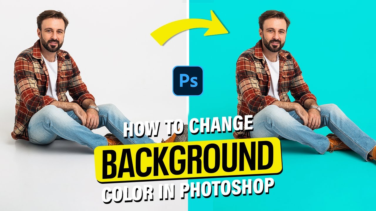 How to Change Background Color in Photoshop | Photoshop Tutorial 2025 ...